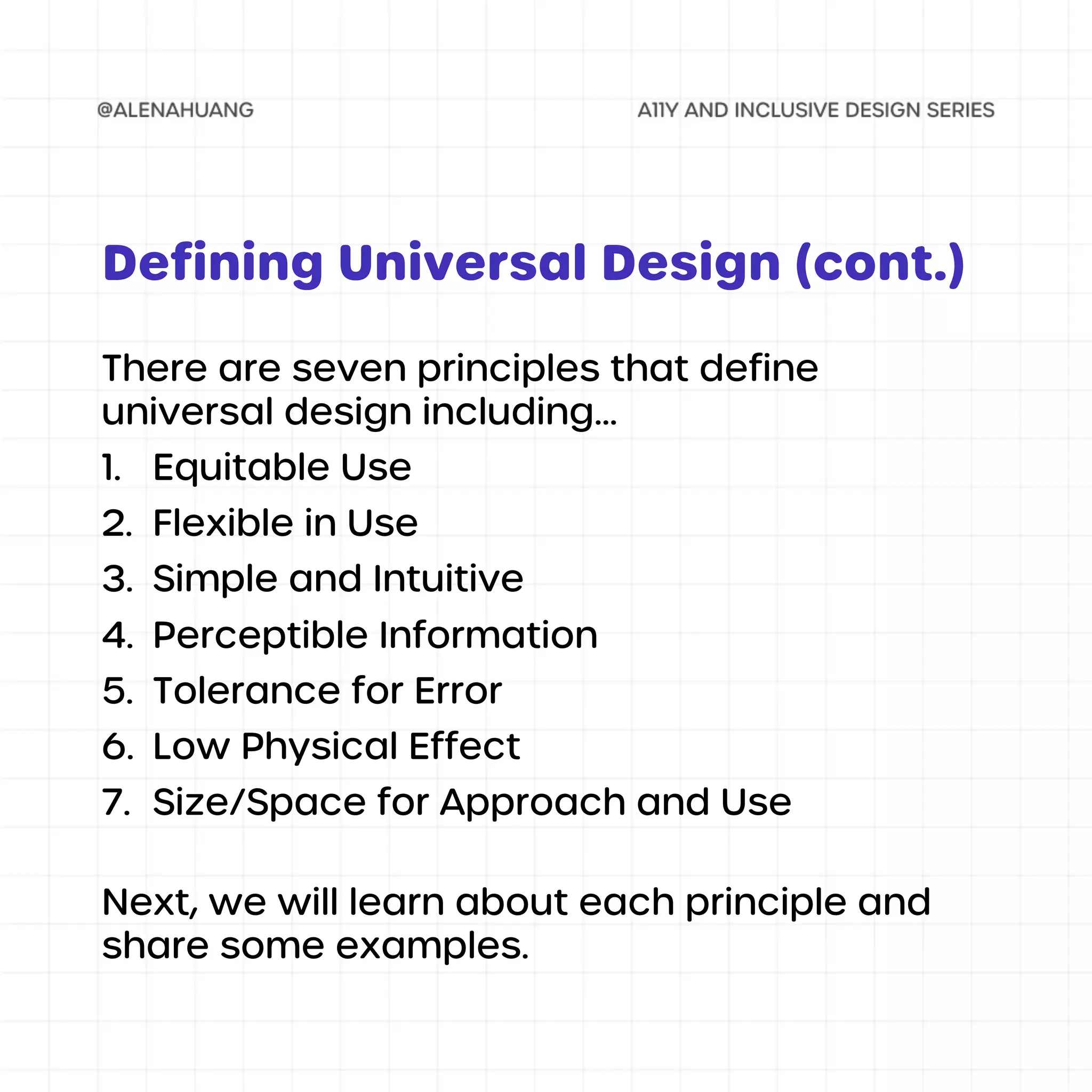 Principles of Universal Design | PDF | Computing | Technology & Computing