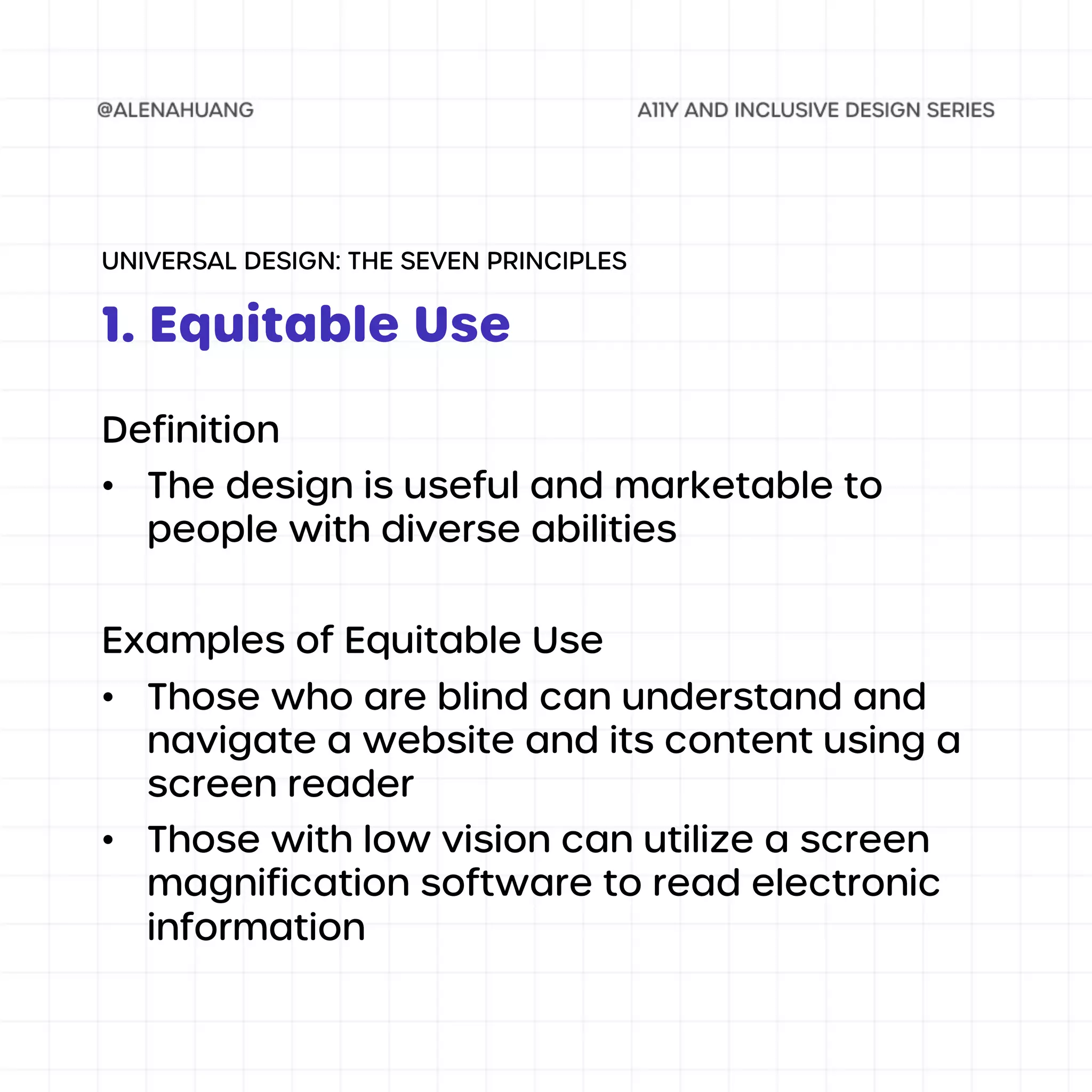 Principles of Universal Design | PDF