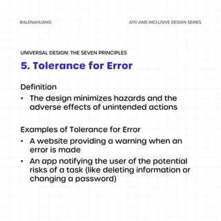 Principles of Universal Design | PDF