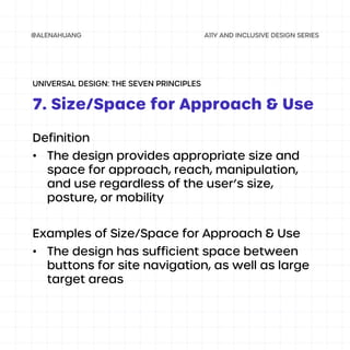 Principles of Universal Design | PDF
