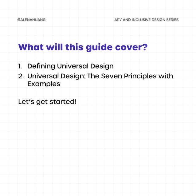 Principles of Universal Design | PDF | Computing | Technology & Computing