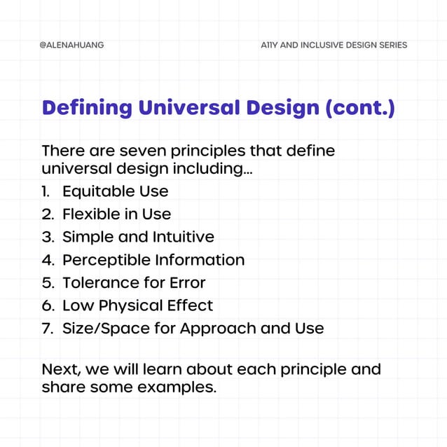 Principles of Universal Design | PDF | Computing | Technology & Computing