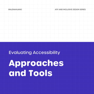 Evaluating Accessibility in Design | PDF