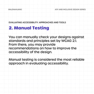 Evaluating Accessibility in Design | PDF