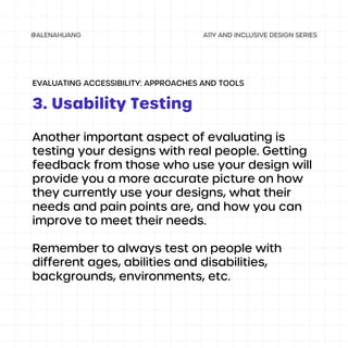 Evaluating Accessibility in Design | PDF
