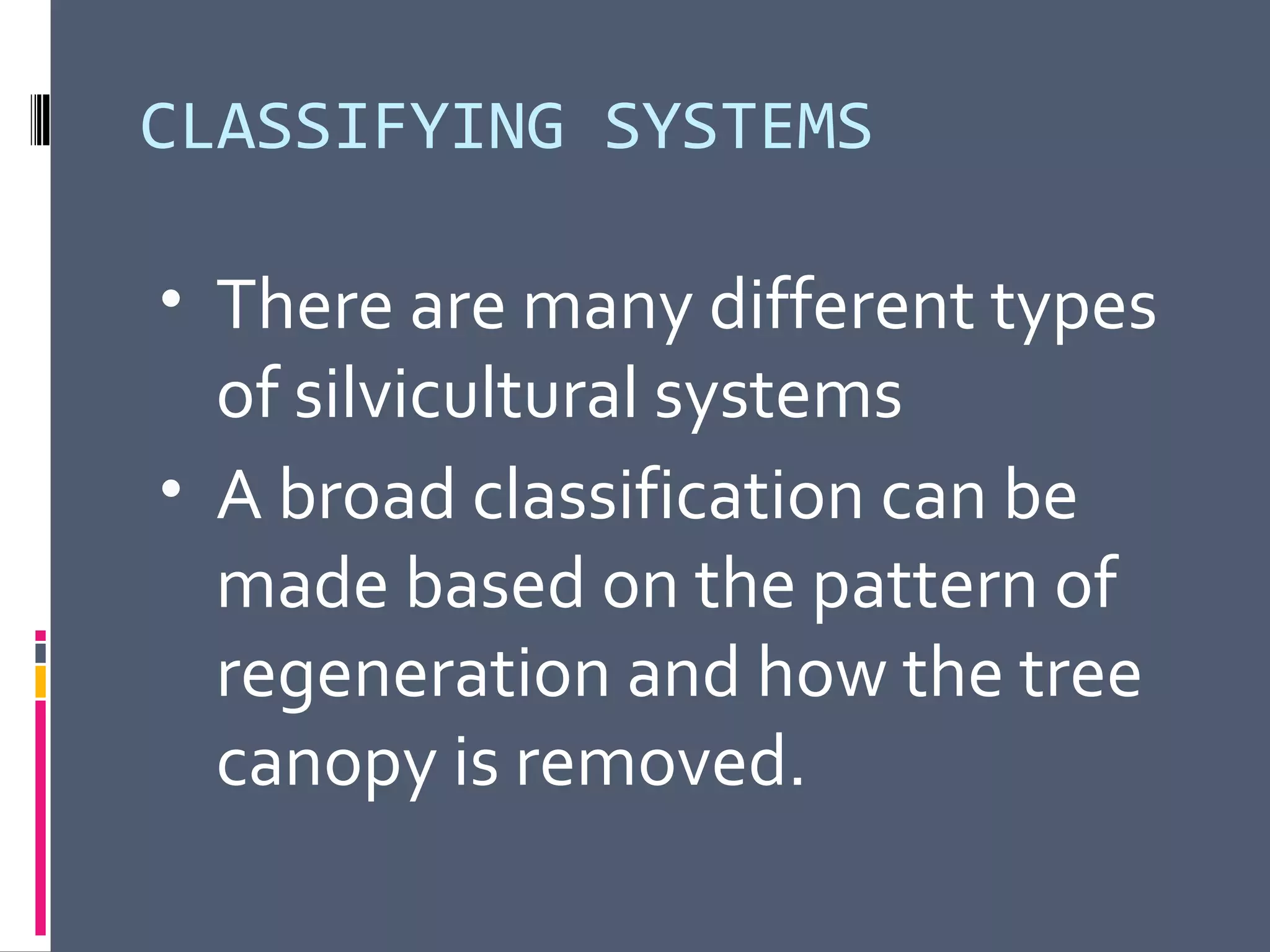 Silvicultural systems | PPT