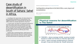 Desertification | PPTX | Agriculture | Industries
