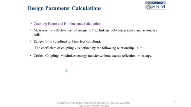SRM MOTOR DESIGN PARAMETERS FOR DESIGN IN MATALB | PPT