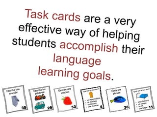 10 Ways to Use Task Cards in the Foreign Language Classroom # ...