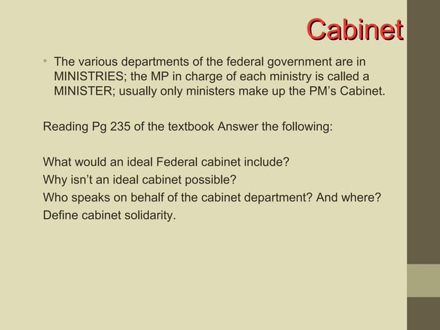 Canadian Federal System | PPT