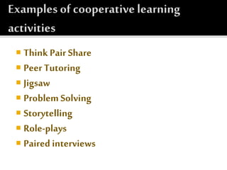 Cooperative Learning | PPTX