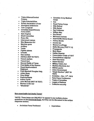 Ss 11 prov exam prep | PDF