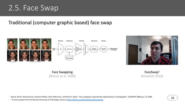 SSII2021 [SS2] Deepfake Generation and Detection – An Overview （ディープフェイクの生成と検出） | PDF