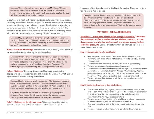 Imperialism Debates Project Manual | PPT