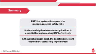 Implementing Risk-Based Process Safety Management in the Oil and Gas Industry | PDF