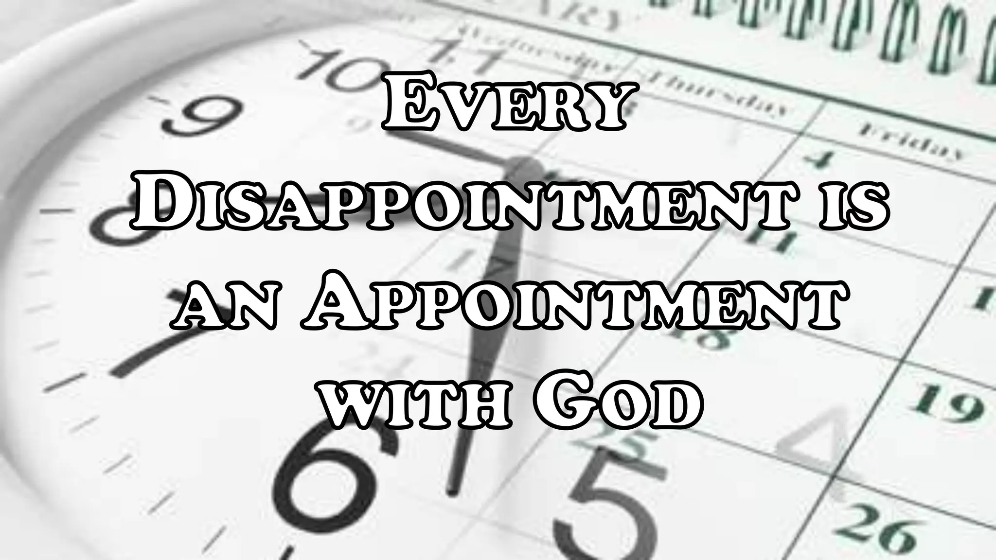 Dealing with Disappointment | PPTX