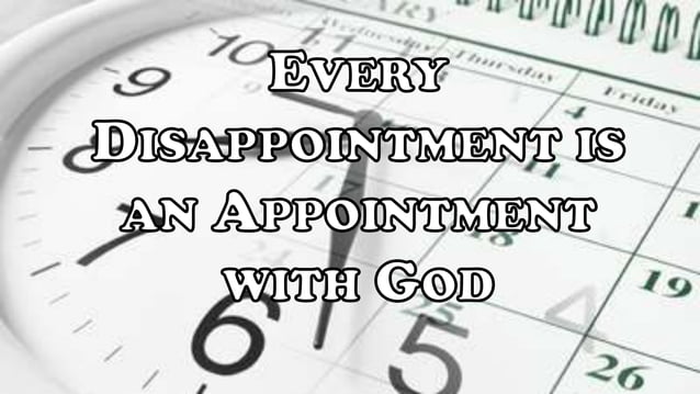 Dealing with Disappointment | PPTX