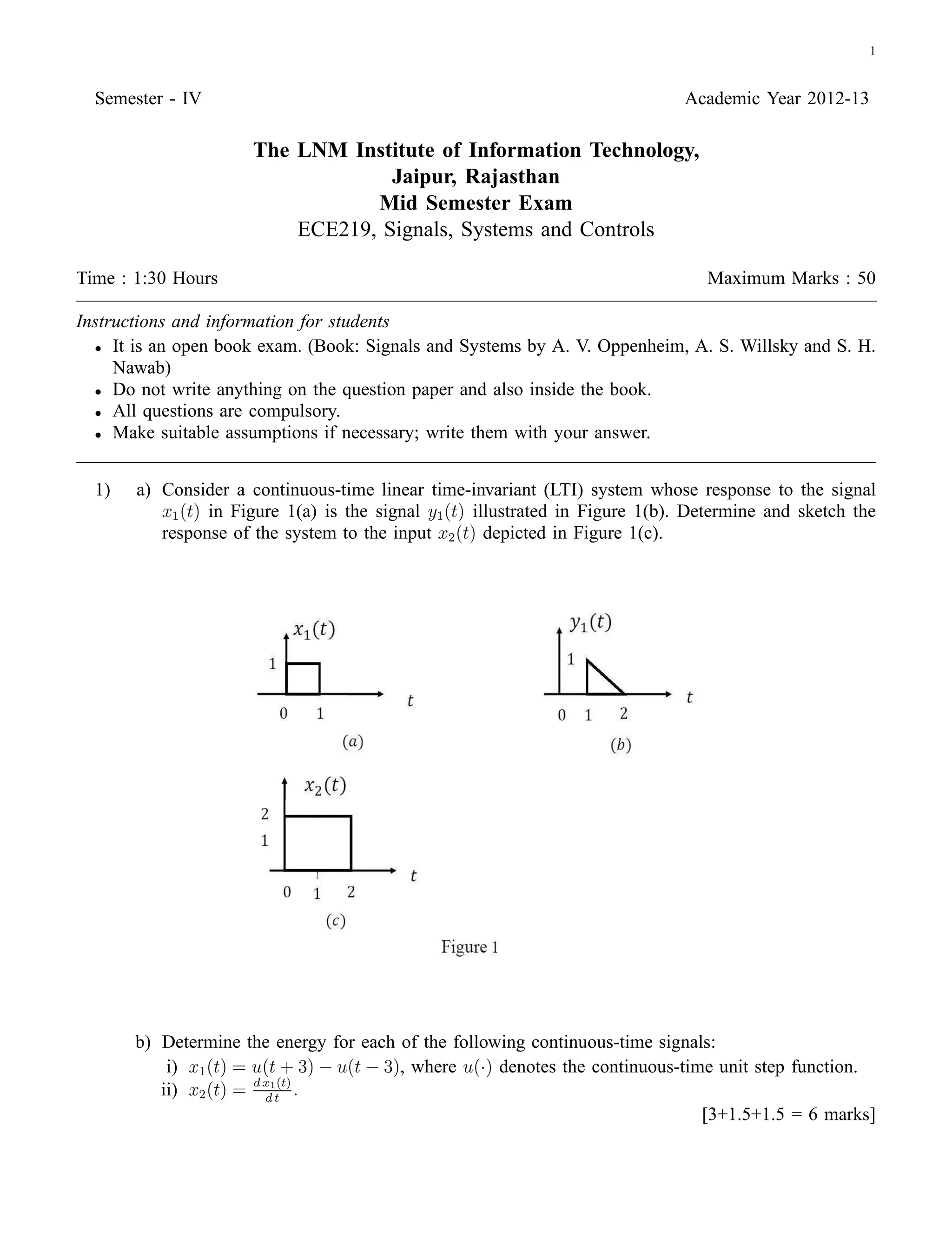 Ss 2013 midterm | PDF | Physics | Science
