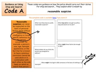 Stop and Search | PPTX