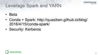 Spark Summit 2016: Connecting Python to the Spark Ecosystem | PDF ...