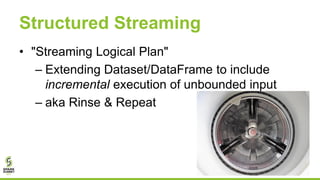 SSR: Structured Streaming for R and Machine Learning | PDF