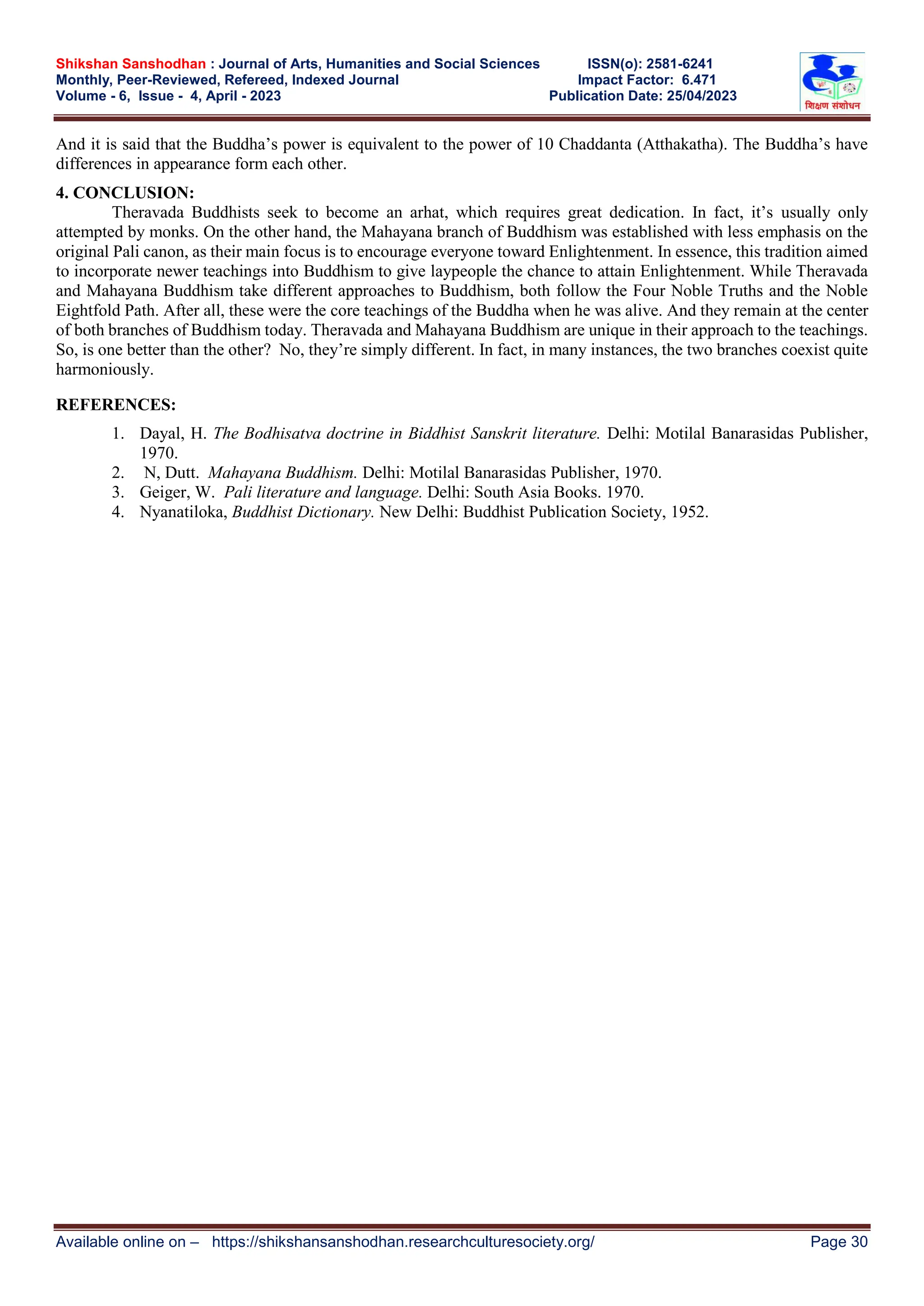 Comparative Analysis of Theravada and Mahayana buddhism | PDF | Free Download