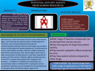Potential ANTI-HIV agents from marine source | PPT