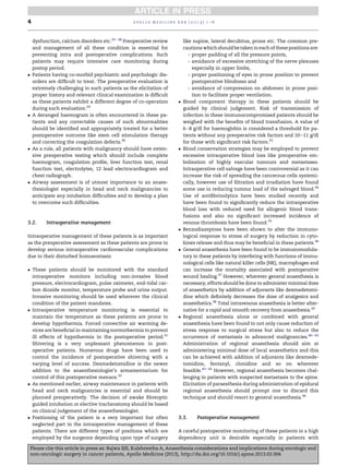 Anaesthesia considerations and Implications during Oncologic and Non ...