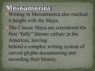 Meso and South America | PPTX