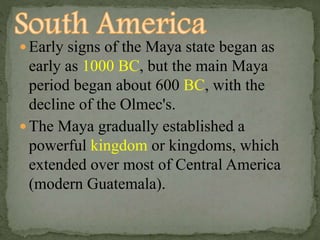 Meso and South America | PPTX