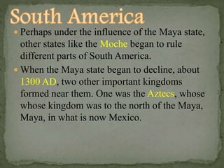 Meso and South America | PPTX