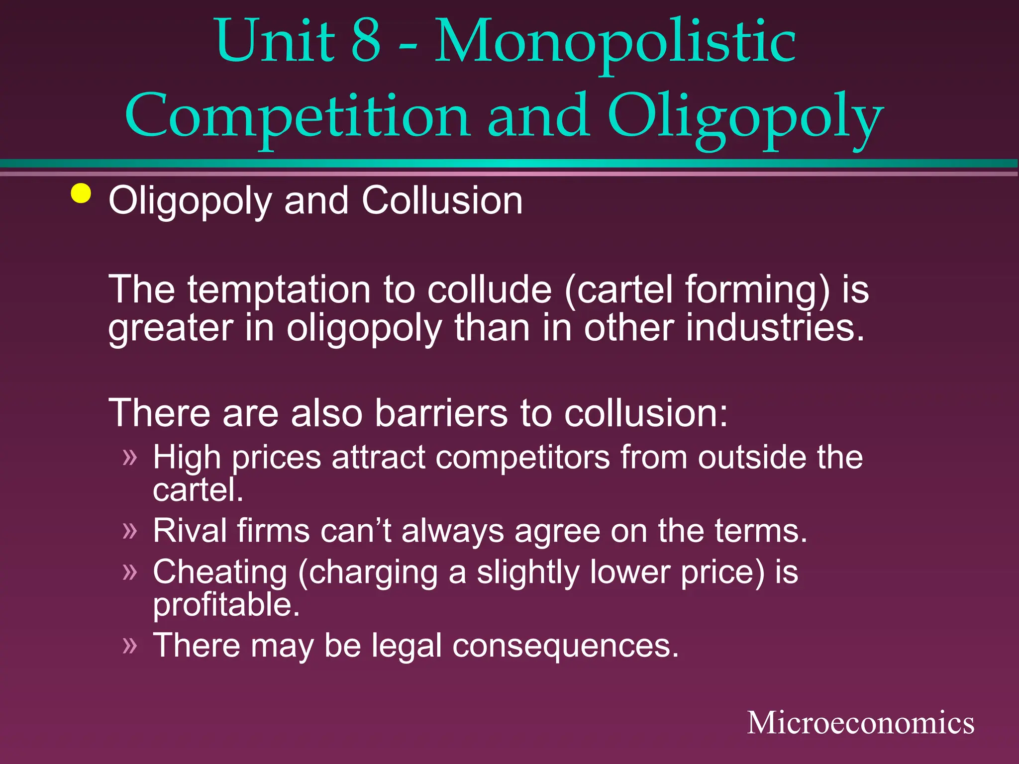 Monopolistic Competition & Oligopoly PPT | PPT