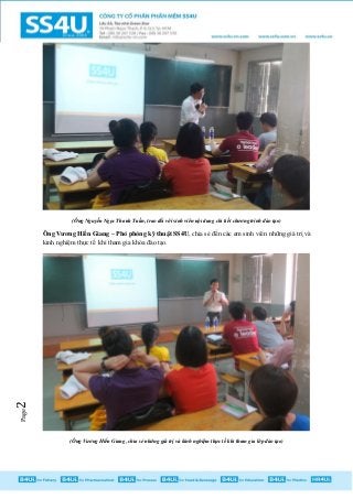 SS4U đến làm việc với sinh viên khoa Quản trị kinh doanh trường Đại học ...