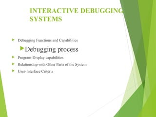 debugging - system software | PPT