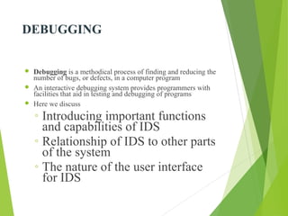 debugging - system software | PPT