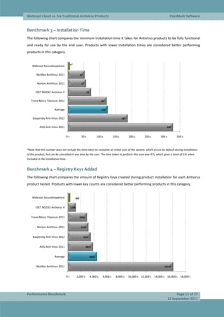 Webroot Cloud vs. Six Traditional Antivirus Products | PDF