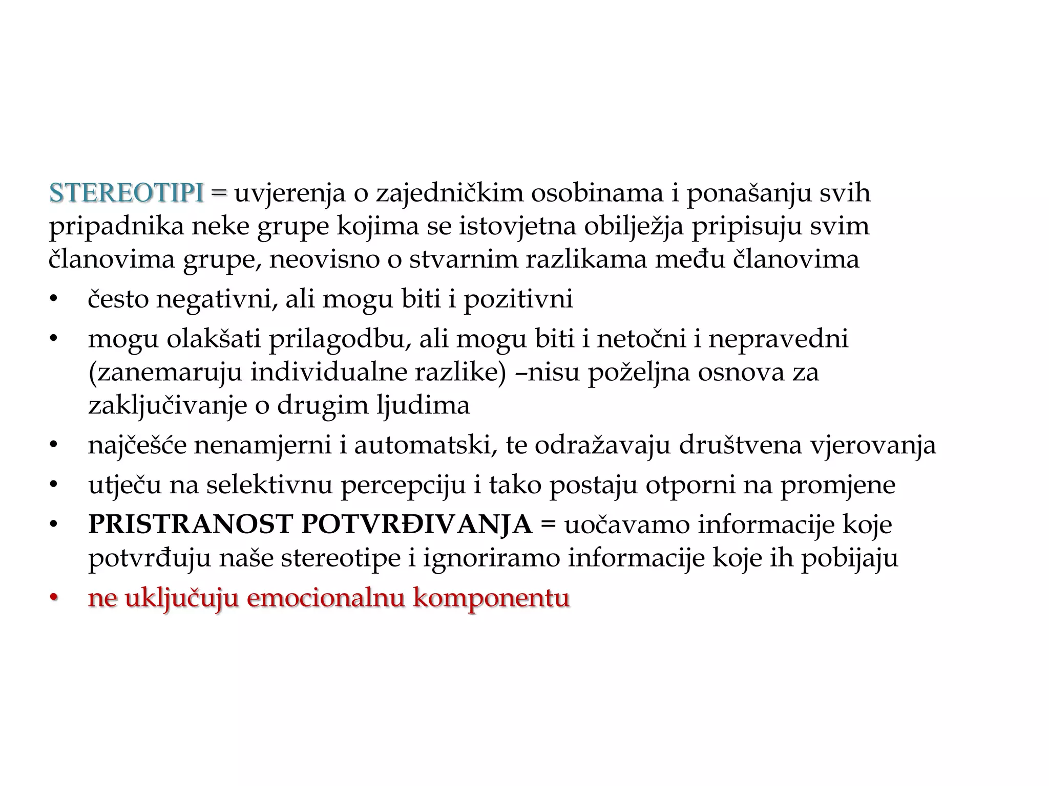 Stereotipi predrasude i diskriminacija | PPTX
