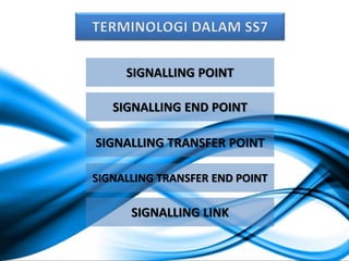 SS7 - Signalling System 7 | PPSX