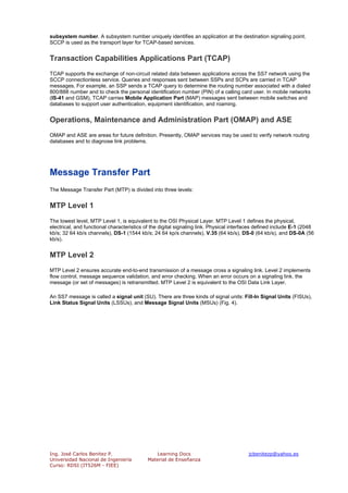 Ss7 briefp | PDF | Computer Networking | Computing