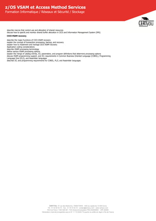 Ss83 g formation-z-os-vsam-et-access-method-services | PDF
