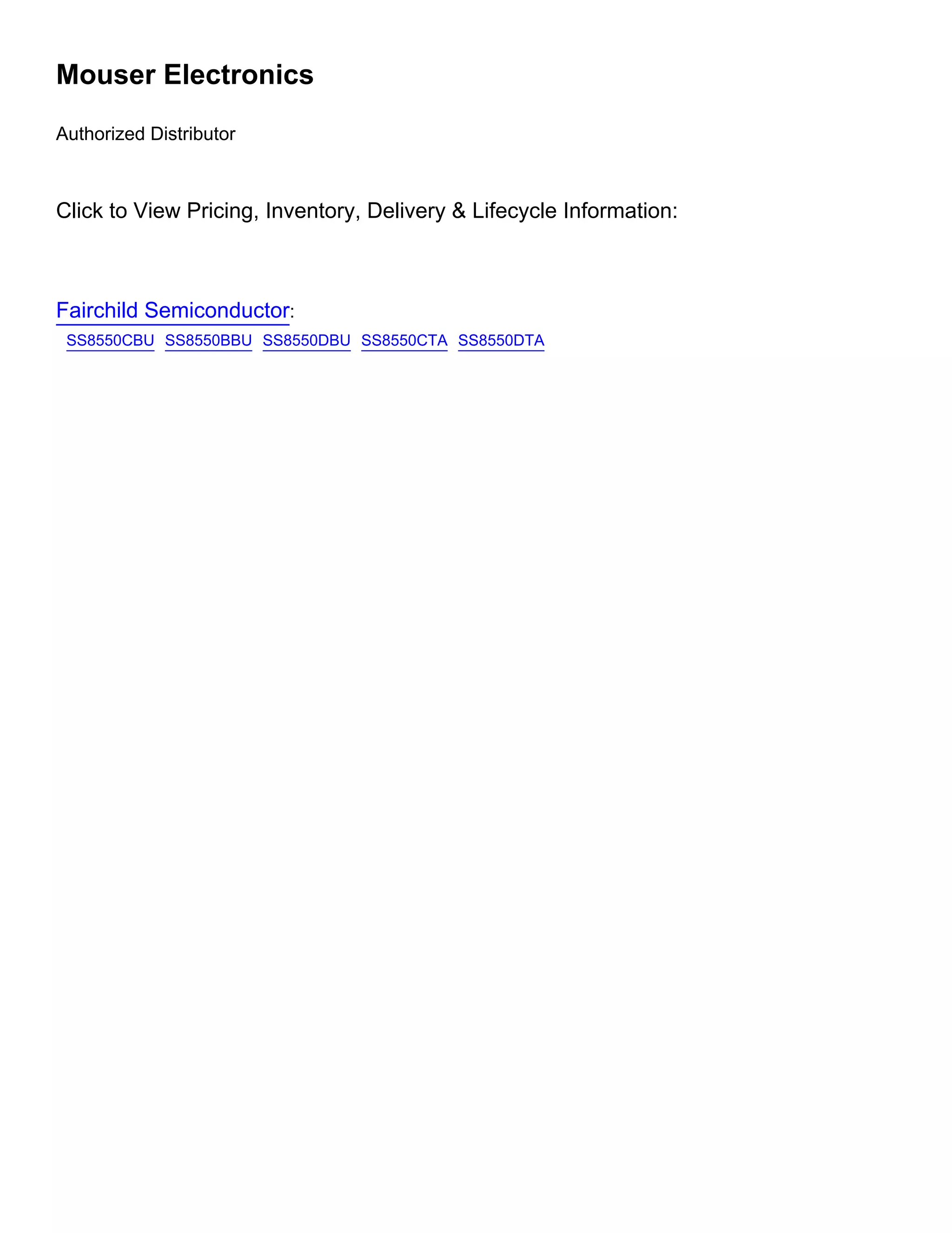 Original Transistor PNP SS8550 S8550 8550 1.5A 40V TO-92 New | PDF