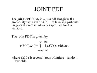 Probability Density Function (PDF) | PPTX