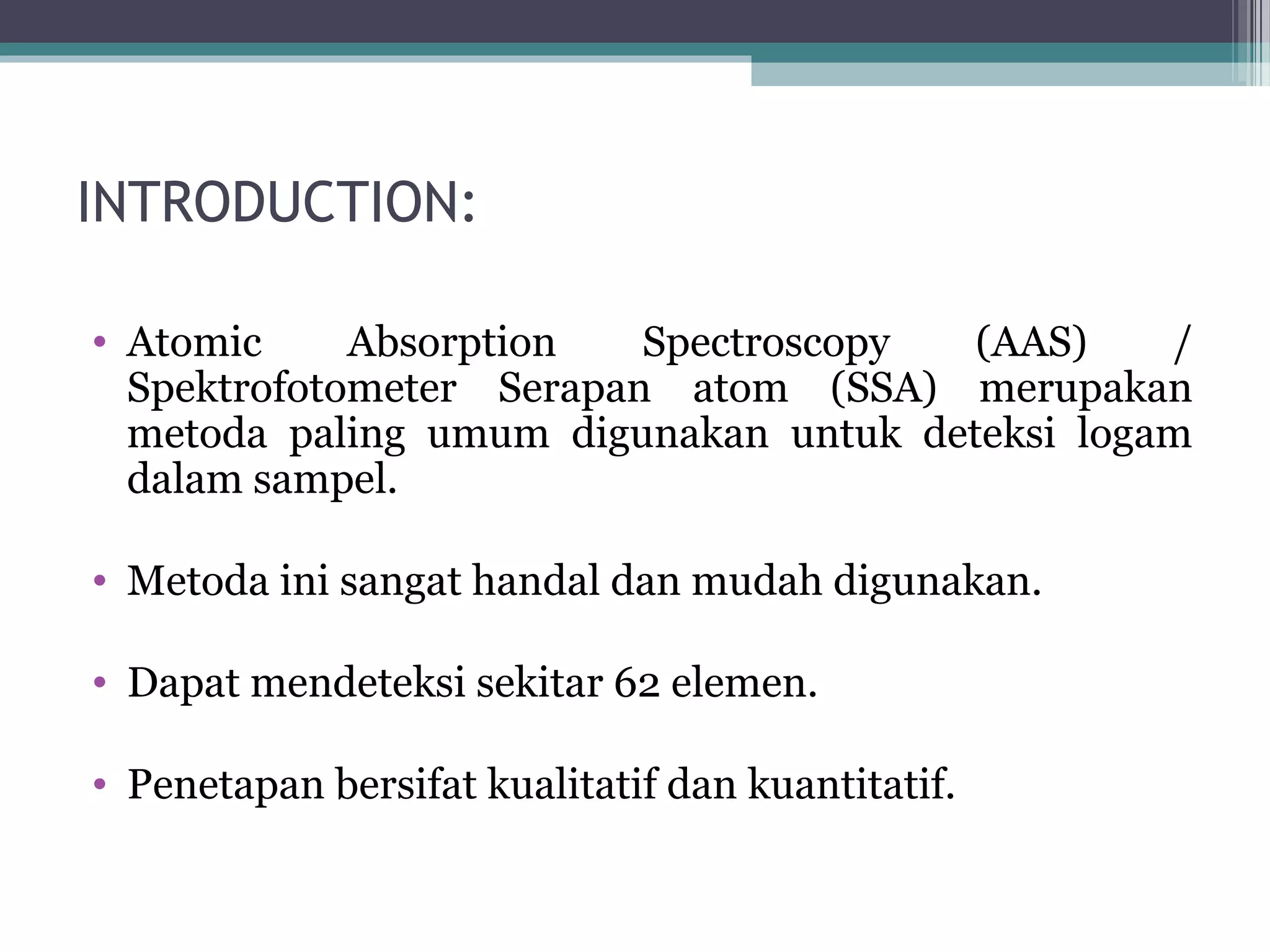 Spektrofotometer Serapan Atom | PPT