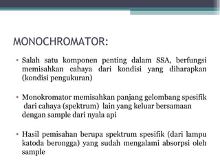 Spektrofotometer Serapan Atom | PPT