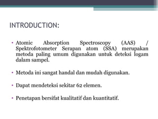 Spektrofotometer Serapan Atom | PPT