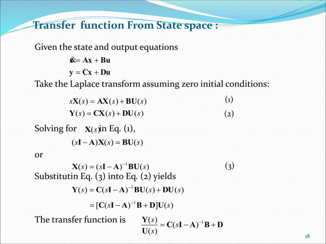 STate Space Analysis | PPT