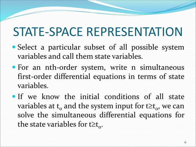 STate Space Analysis | PPT