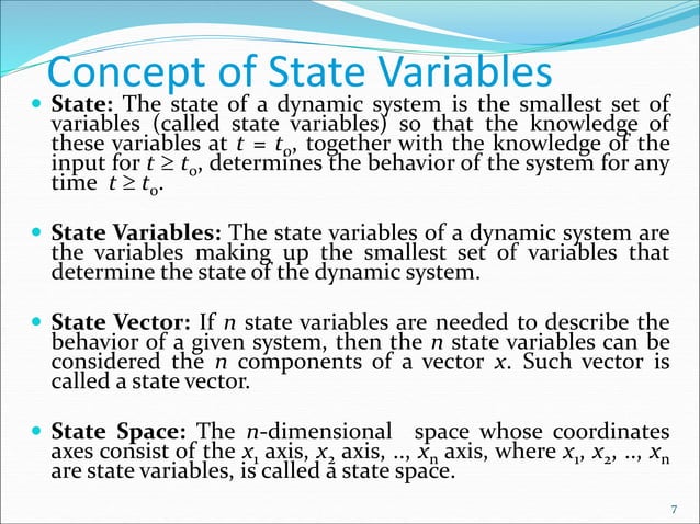 STate Space Analysis | PPT