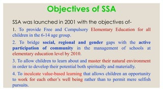 Sarva Shiksha Abhiyan (contemporary india and education) | PDF