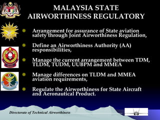 Malaysian State Airworthiness Authority | PPT
